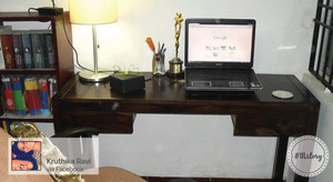 Urban Ladder Austen Compact Solid Wood Study Table Price in India - Buy ...