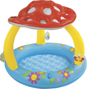 INTEX Mushroom Baby Pool, W/ Infl. Floor - Mushroom Baby Pool, W/ Infl ...