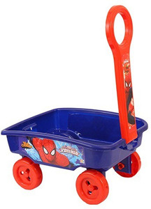 MARVEL Spider-Man Toy Wagon for Kids Cart Non Battery Operated Ride On ...