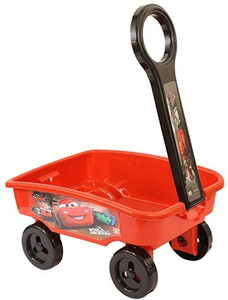 DISNEY Cars Toy Wagon for Kids Cart Non Battery Operated Ride On Price ...