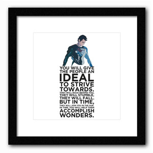 Superman Typography Paper Print - Pop Art posters in India - Buy art ...