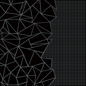 Crude Area Ab Outline Grid Grey on side Canvas by Emeline Tate ...