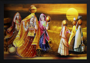 saf Textured Print with UV Canvas 13 inch x 19 inch Painting Price in ...