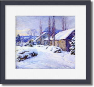 PosterMart Willard Leroy Metcalf - Winter Afternoon Digital Reprint 15 ...
