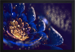 ROYAL ROOTS Digital Abstract Textured Reprint Framed Painting Oil 14 ...