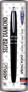 Add Gel Silver Diamond Roller Ball Pen - Buy Add Gel Silver Diamond ...