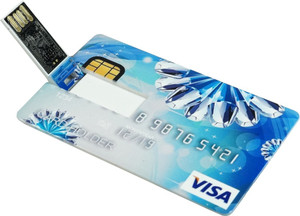 Asmis International Super Slim Credit Card USB Flash Drive pen drive 32 ...