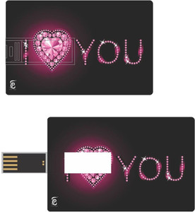 Print Shapes Printed Credit Card Shape Pendrive PD1604 8 GB Pen Drive ...