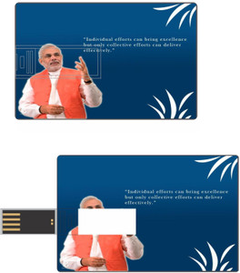 Print Shapes Narendra Modi quote Credit Card Shape 8 GB Pen Drive ...