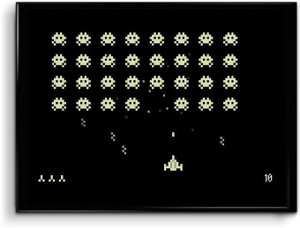 Space Invaders Minimal Paper Print - Children, Decorative, Art ...