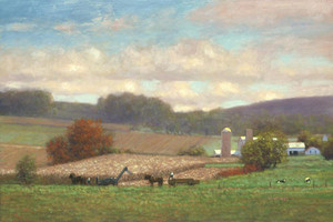 Corn Harvest Fine Art Print - Raymond Knaub posters - Nature posters in ...