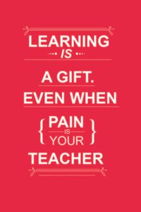 Learning Is a Gift Quote Paper Print - Quotes & Motivation posters in ...