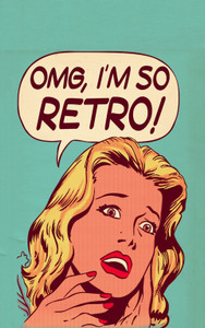 Posterhouzz OMG - Retro Poster Paper Print - Abstract posters in India ...