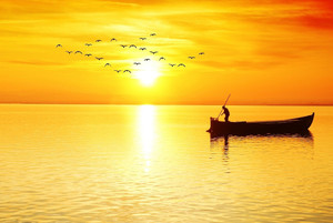 Rising Sun Paper Print - Nature posters in India - Buy art, film ...