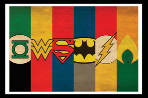 Super Hero Mark poster Paper Print - Animation & Cartoons posters in ...