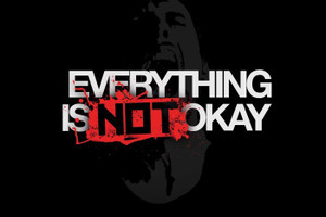 Posterhouzz Everything Is Not Okay Poster Fine Art Print - Quotes ...