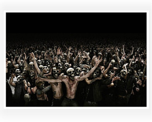 Laptoz's Skull Crowd Poster Paper Print - Gaming posters in India - Buy ...