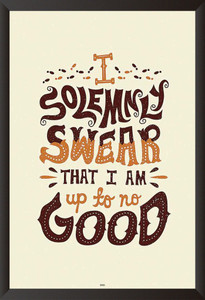 I Swear Quote Poster Paper Print - Quotes & Motivation posters in India ...