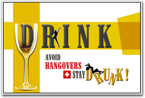 Stay Drunk Paper Print - Abstract posters in India - Buy art, film ...