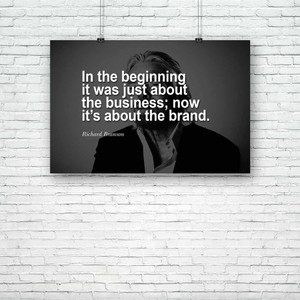 Artzfolio Sir Richard Branson Premium Poster Paper Print - Artzfolio ...