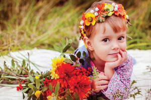 Innocent baby face Paper Poster 12"x18" With 4 Acrylic Sticker Free ...