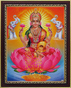 Goddess Lakshmi / Laxmiji / Laxmi Poster Paper Print - Art & Paintings ...