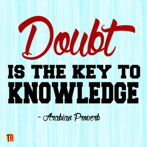 DOUBT Paper Print - Humor posters in India - Buy art, film, design ...