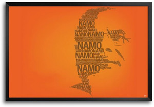 Namo Face In Words FP00003377 Framed Photographic Paper - Personalities ...