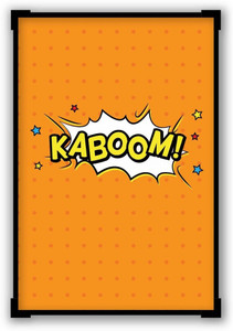 EurekaDesigns Posters Kaboom Comic Sound Quirky Illustration Fine Art ...