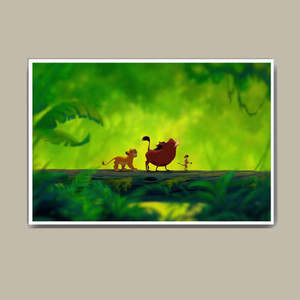 Simba The Lion King Wall Hang Fine Art Print - Abstract posters in ...