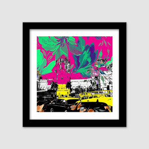 Mumbai Taxi Laminated & Framed Wall Mounted Photographic Paper ...
