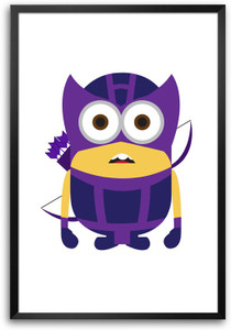 RangeeleInkers Minion hawk eye Laminated Frame Poster Paper Print ...