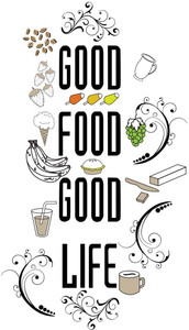 Good Food, Good Life Photographic Paper - Educational posters in India ...
