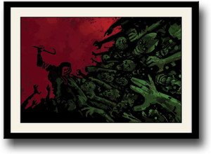 Zombie artwork Fine Art Print - Animation & Cartoons posters in India ...