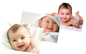 Pack Of Three Cute Baby Posters (3) Paper Print - Children posters in ...