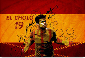Diego Costa 'el cholo' Football Player Paper Print - Sports posters in ...