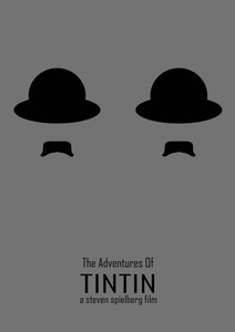 EurekaDesigns Posters Thedventures Of Tintin Fine Art Print - Minimal ...