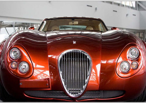 Posterhouzz Shining Red Car Paper Print - Abstract posters in India ...