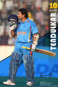 Sachin 100th 100Paper Print - Sports posters in India - Buy art, film ...