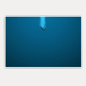 Falling In The Depth (18x12) Paper Print - Abstract posters in India ...