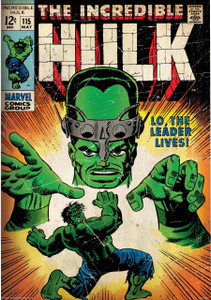 Hulk the leader poster (Officially Licensed) Paper Print - Movies ...