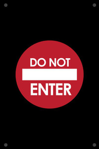 Do Not Enter Paper Print - Humor posters in India - Buy art, film ...
