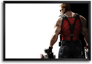 RangeeleInkers Duke Nukem 3D Laminated Frame Poster Paper Print ...