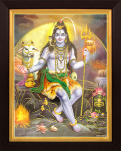 Lord Shiva / Shankar / Mahadev Poster Paper Print - Art & Paintings ...