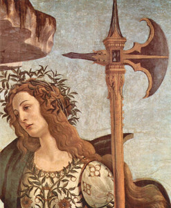 Minerva and the Centaur Detail by Botticelli Paper Print - Art ...