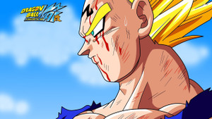 Injured Vegeta - Dragon Ball Z Athah Fine Quality Poster Paper Print ...