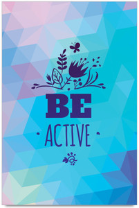 Be Active Poster Paper Print - Shopmantra posters - Abstract posters in ...