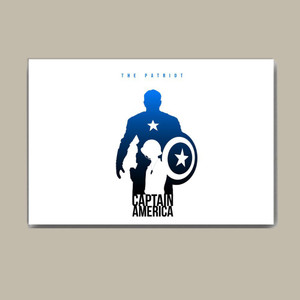 Captain America Astounding Artwork Wall Hang Fine Art Print - Abstract ...