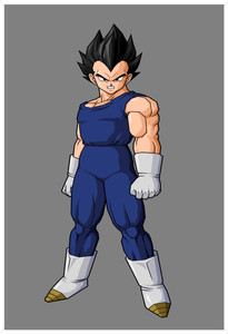 Vegeta Fire Paper Print - Animation & Cartoons posters in India - Buy ...
