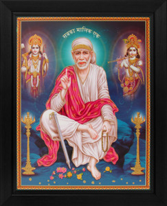 Sai Baba / Saibaba Poster Paper Print - Art & Paintings, Religious ...